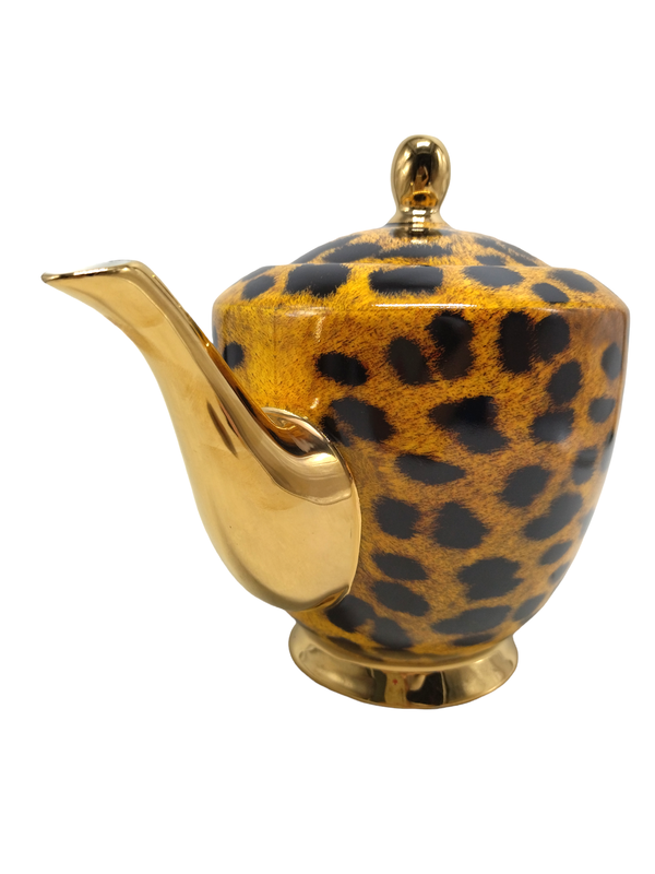 XL Leopard Print Teapot - LyndalT